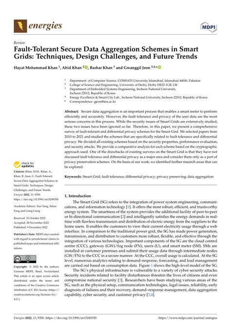 pdf fault tolerant secure data aggregation schemes in smart grids