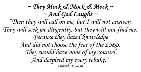 John F On Linkedin ~ They Mock And Mock And Mock ~ And God Laughs ~ Have