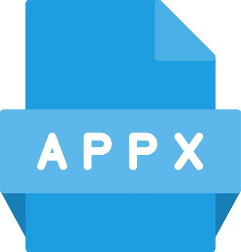 Appx File Format Icon 15830426 Vector Art At Vecteezy
