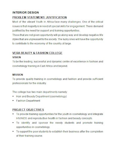 Free 3 Interior Design Problem Statement Samples In Pdf Doc