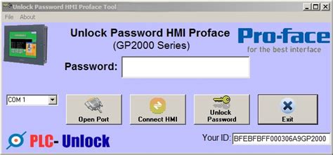 Crack To Password HMI Proface GP GP GP By GP ProEX