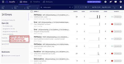 prestashop bugsnag error detection tool