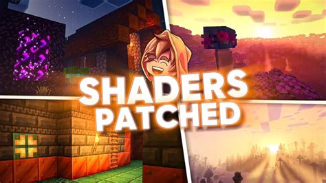TOP SHADERS Patched Para Minecraft PE Mcpe Shaders YouTube
