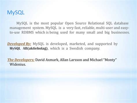 Mysql Database Administration A Beginners Guide Powerpoint Slides