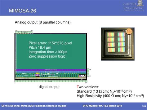 Ppt Radiation Tolerance Of A Monolithic Active Pixel Sensor With High Resistivity Epitaxial
