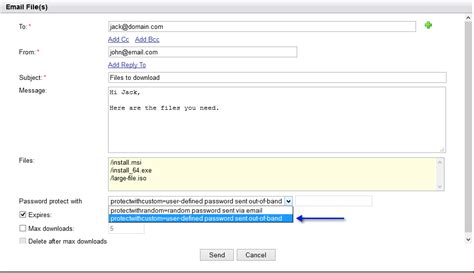 how to send large files through email part 4 jscape