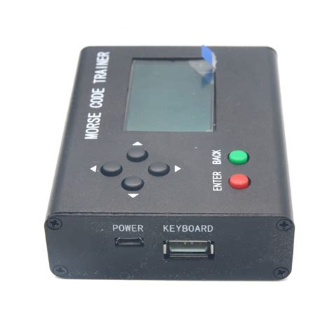 Morse Code Trainer Shortwave Radio Telegraph Cw Key Learning Radio Power Supply Cable P01