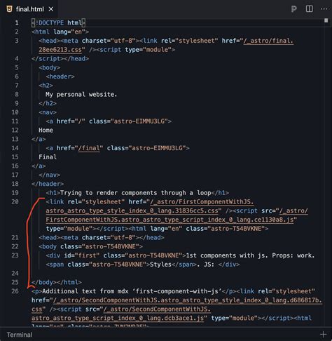 rendering content collection entries through a loop with imported astro