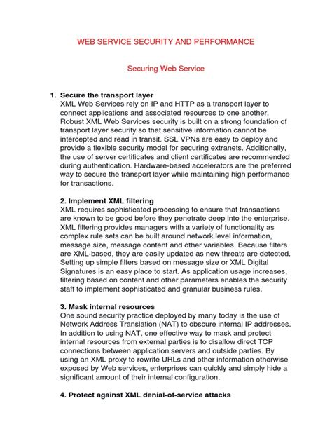 web services security pdf hypertext transfer protocol proxy server