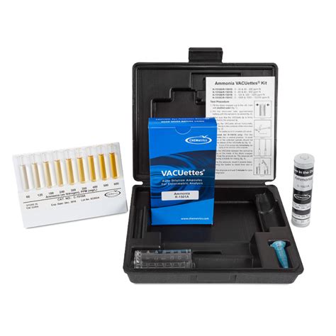 Chemetrics Ammonia Test Kit Osprey Scientific Inc