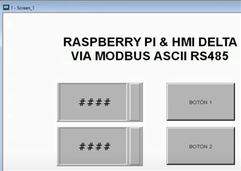 Raspberry Pi Como Master Modbus Ascii Hmi Delta Slave 2022