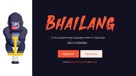 Bhailang Programming Language Bhai Lang Coding Funny Programming Language Orientbits Youtube