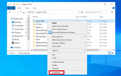 take ownership of folder windows 10