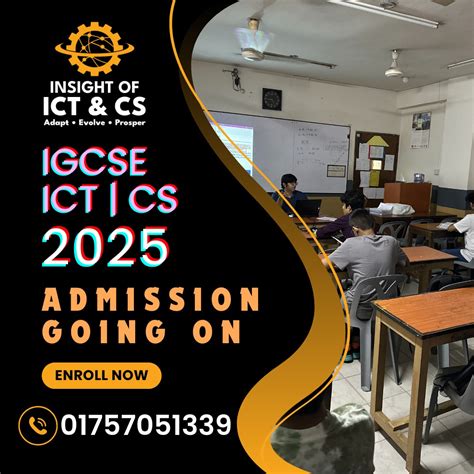 Admissions Are Now Open For Igcse Insight Of Ict And Cs