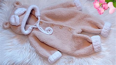 🤩 Комбинезон спицами МИШКА из Ализе софти невероятно мягкий для мальчика и девочки Youtube