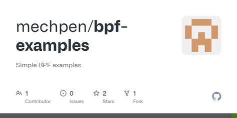 GitHub Mechpen Bpf Examples Simple BPF Examples