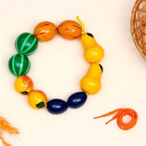 Счетный материал Бусы Фрукты купить с доставкой по выгодным ценам в интернет магазине Ozon