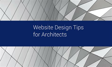 10 Professional Web Design Tips And Strategies For Architects