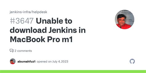 Unable To Download Jenkins In Macbook Pro M1 · Issue 3647 · Jenkins