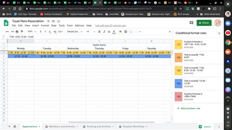 conditional formatting with checkboxes if conditions are met r sheets
