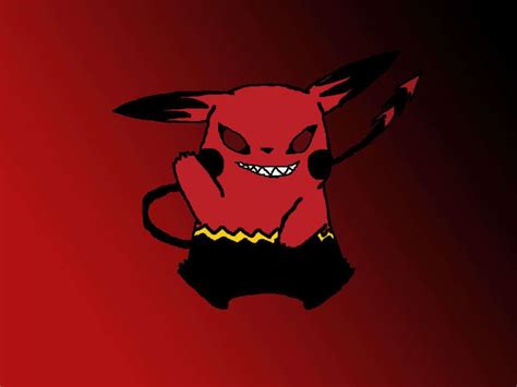 Evil Pikachu Wallpapers Top Free Evil Pikachu Backgrounds Wallpaperaccess
