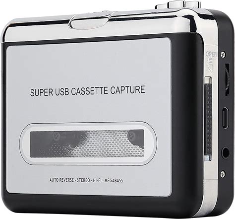 Reshow Cassette Player Portable Tape Player Captures Mp3 Audio Music