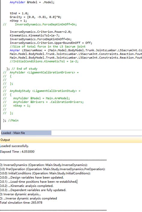 Muscle Recruitment Solver Solver Aborted Due To Singular Kkt Matrix
