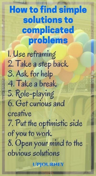How To Find Simple Solutions To Complex Problems
