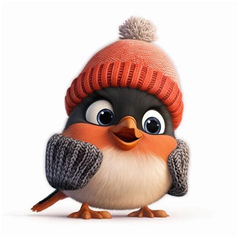 Premium AI Image Owl In Winter