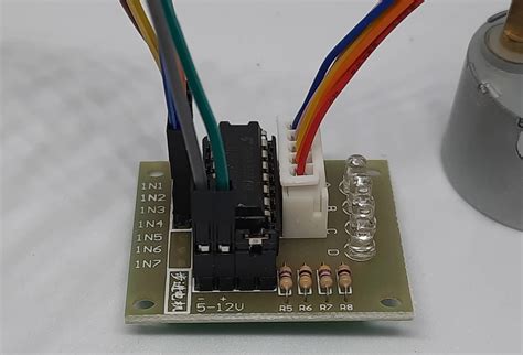 Stepper Motor With Raspberry Pi Computer Board Using A 28byj 48 With Uln2003