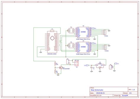 Arduino Cnc Laser Engraver Easyeda Mini Laser Engraver Arduino Arduino Cnc