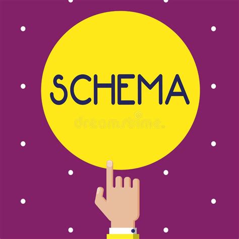 Conceptual Hand Writing Showing Schema Business Photo Showcasing Representation Of Plan Or
