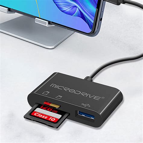 Microdrive Ty1 3 3 In 1 Usb Hubs With Usb3 0 Sd Tf Card Reader Slot For Pc Laptop Keyboard Mouse