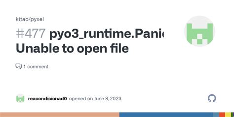 pyo3 runtime panicexception unable to open file · issue 477 · kitao pyxel · github