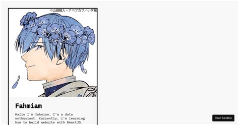 React Profile Card Codesandbox