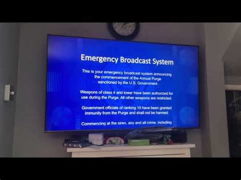 Emergency Broadcast Systems — Announced On Tvs Youtube
