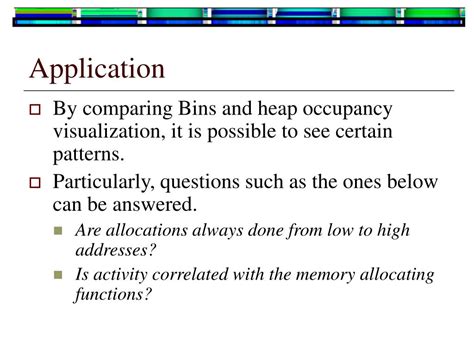 Ppt Visualizing Dynamic Memory Allocations Powerpoint Presentation