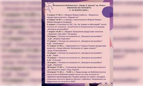 В Ловеч започна Маратон на четенето