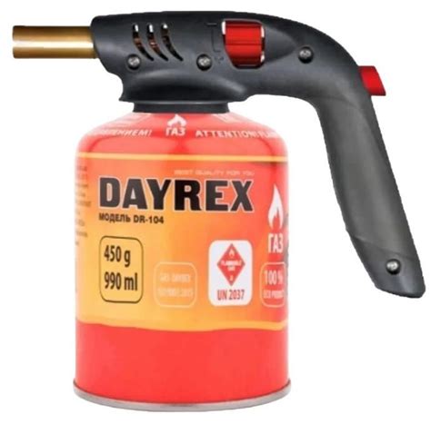 Газовая горелка туристическая с пьезоподжигом Dr 50 купить по выгодным ценам в интернет