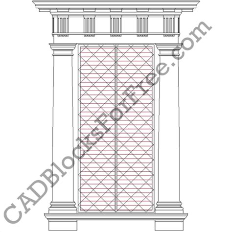 Window Free AutoCAD Block In DWG