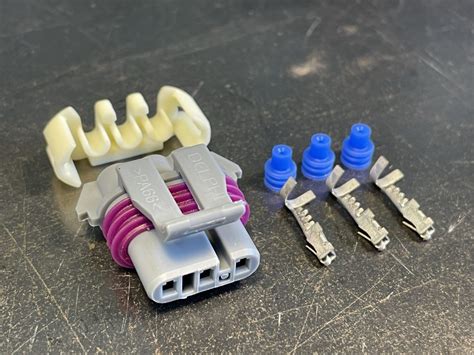 LS Crank And MAP Sensor Connector Grey PT Motorsport