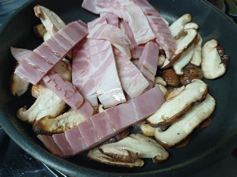 베이컨표고버섯볶음 레시피 초스피드요리