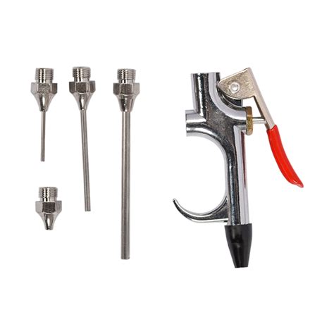 공기 압축기 블로우 건 금속 도구 공기 흡입구 키트 스프레이 블로어 노즐 공압 도구 먼지 청소 도구 키트 세트당 5 개 Aliexpress