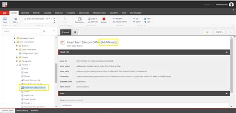 Configure The Dam Connector In Sitecore Sitecore Documentation