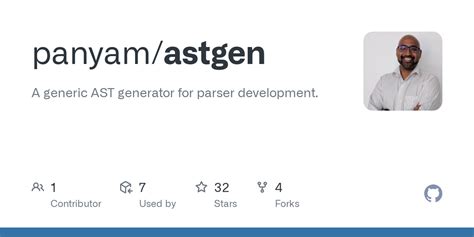 Github Panyamastgen A Generic Ast Generator For Parser Development