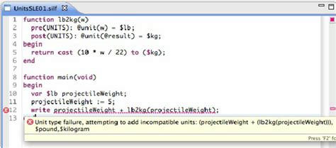 Units Arithmetic Error Shown In Eclipse Download Scientific Diagram