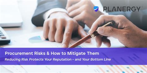 Procurement Risks How To Mitigate Them PLANERGY Software