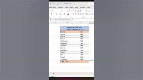 Substitute Formula In Excel Advanceexcelformula Substitute Sum Excelformulas Youtubeshorts