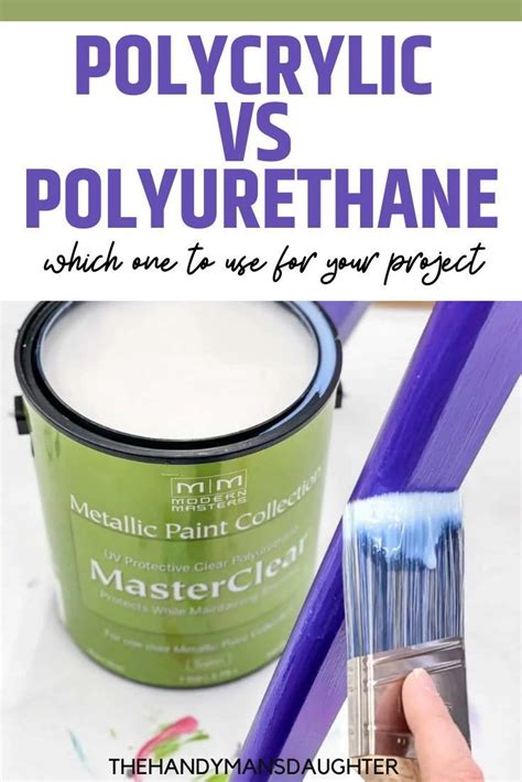 Polycrylic Vs Polyurethane Which Should I Choose