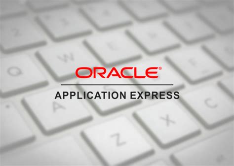 Oracle Apex Y El Desarrollo Rápido De Aplicaciones Modernas Formadores It